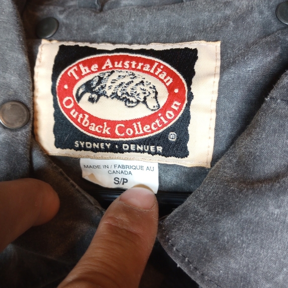 Jackets & Coats | Vintage Australian Outback Oilskin Duster Long Coat ...